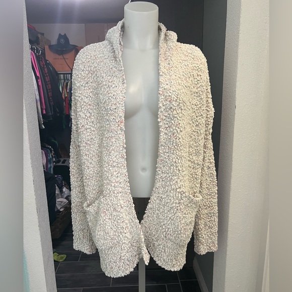 Almost Famous | Sweaters | Almost Famous White Rainbow Knit Cardigan ...